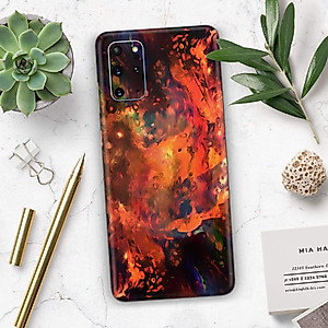 DesignSkinz Blurred Abstract Flow V35 Protective Vinyl Decal Wrap Skin Cover Compatible with The Samsung Galaxy S20 (Screen Trim & Back Glass Skin)