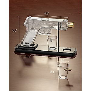 Gifts for Men Dad, Kollea 15.2 Oz Whiskey Decanter Set with 2.0 Oz Glasses, Unique Anniversary Birthday Gift Ideas for Him Husband Grandpa, Cool Tequila Liquor Dispenser for Home Bar