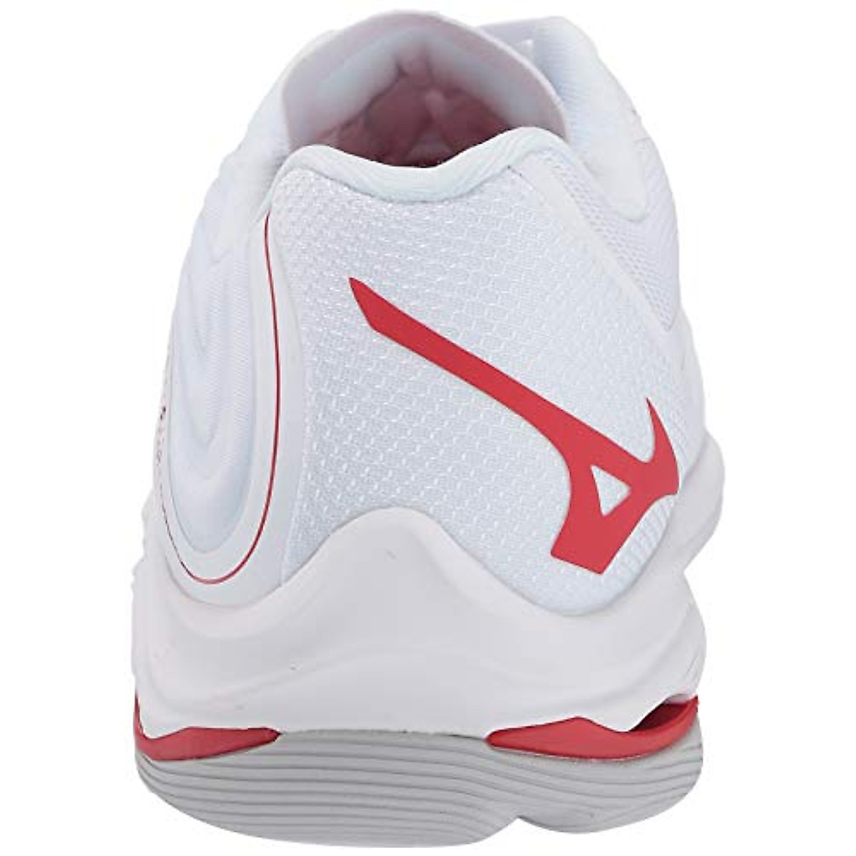 Mizuno Wave Lightning Z6 Womens Volleyball Shoe, White-red, 13