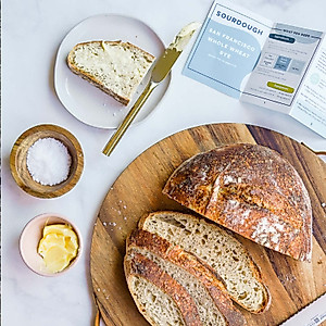 Cultures for Health Artisan Bread Making Kit | 5 Piece DIY Kit Includes San Francisco Sourdough Starter, Baker's Scale, Bread Lame, Dough Scraper, & Butter Muslin | Sourdough Bread Baking Supplies