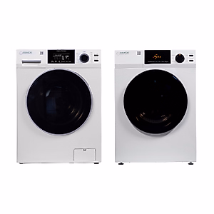 Equator Deluxe Laundry Set Washer 1.9cf 110V +Vented Dryer 220V (Side by Side)