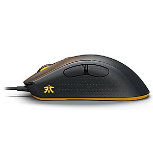Fnatic Clutch 2 Pro Gaming Esports Mouse (Pixart Optical Sensor with 12,000 CPI, 6 Buttons, Mechanical Mouse Switches, Multi-Color RGB Backlit, Right Handed) – Black