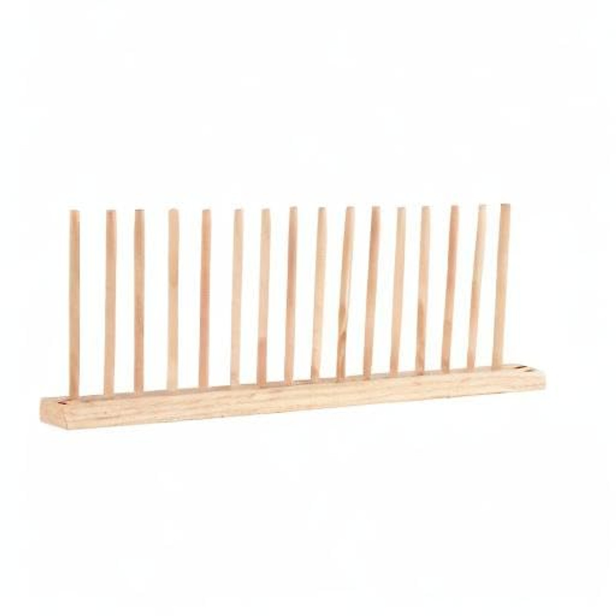 Spectrum Diversified Wooden Peg Wine Holder, Stemware Rack & Kitchen Bar Glasses Rack & Wine Storage, Natural Wood Kitchen Storage & Organization