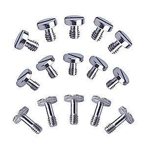 Xwell 1/4''-20 Slotted Screw, for Quick Release (QR) Plate or Camera Tripod Monopod (15 Pcs)