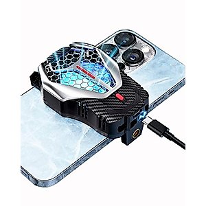 ACEDAYS Phone Cooler, Phone Cooling Fan with Semi-Conductor Cooling Chip, Universal Cellphone Radiator for Tiktok Live Streaming, Outdoor Vlog, Mobile Gaming.