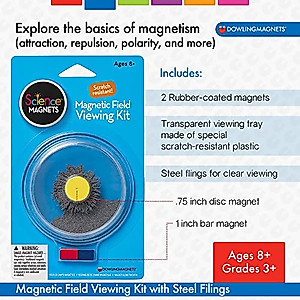 Dowling Magnets Magnetic Field Viewing Kit with Steel Filings