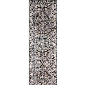 Loloi LAYLA Collection, LAY-06, Taupe/Stone, 9'-0" x 12'-0", 13" Thick, Area Rug, Soft, Durable, Vintage Inspired, Distressed, Low Pile, Non-Shedding, Easy Clean, Printed, Living Room Rug