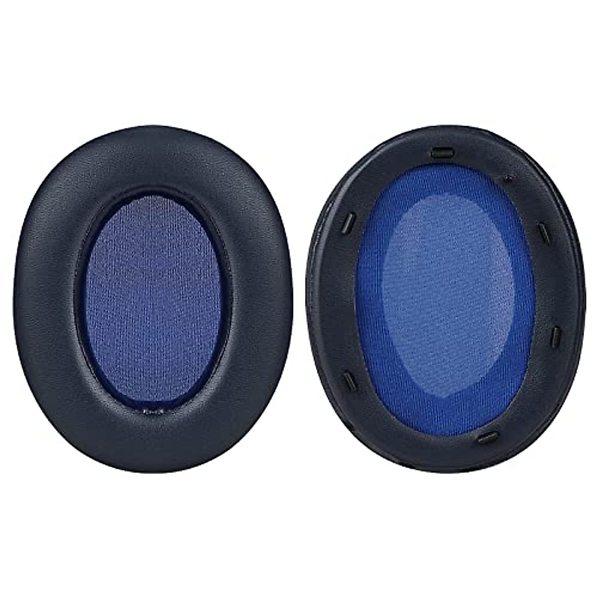 Geekria QuickFit Replacement Ear Pads for Sony WH-XB910N Headphones Ear Cushions, Headset Earpads, Ear Cups Cover Repair Parts (Blue)