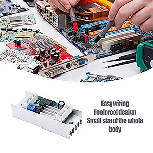 YYQTGG Stepper Motor Driver Module, Stepper Motor Driver Lightweight Long Service Life High Integration Level Small Size Foolproof for Accurate Devices