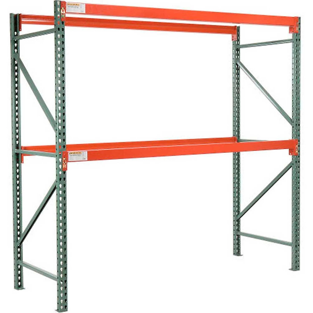 Global Industrial Teardrop Pallet Rack Starter, 96"W x 42"D x 120"H