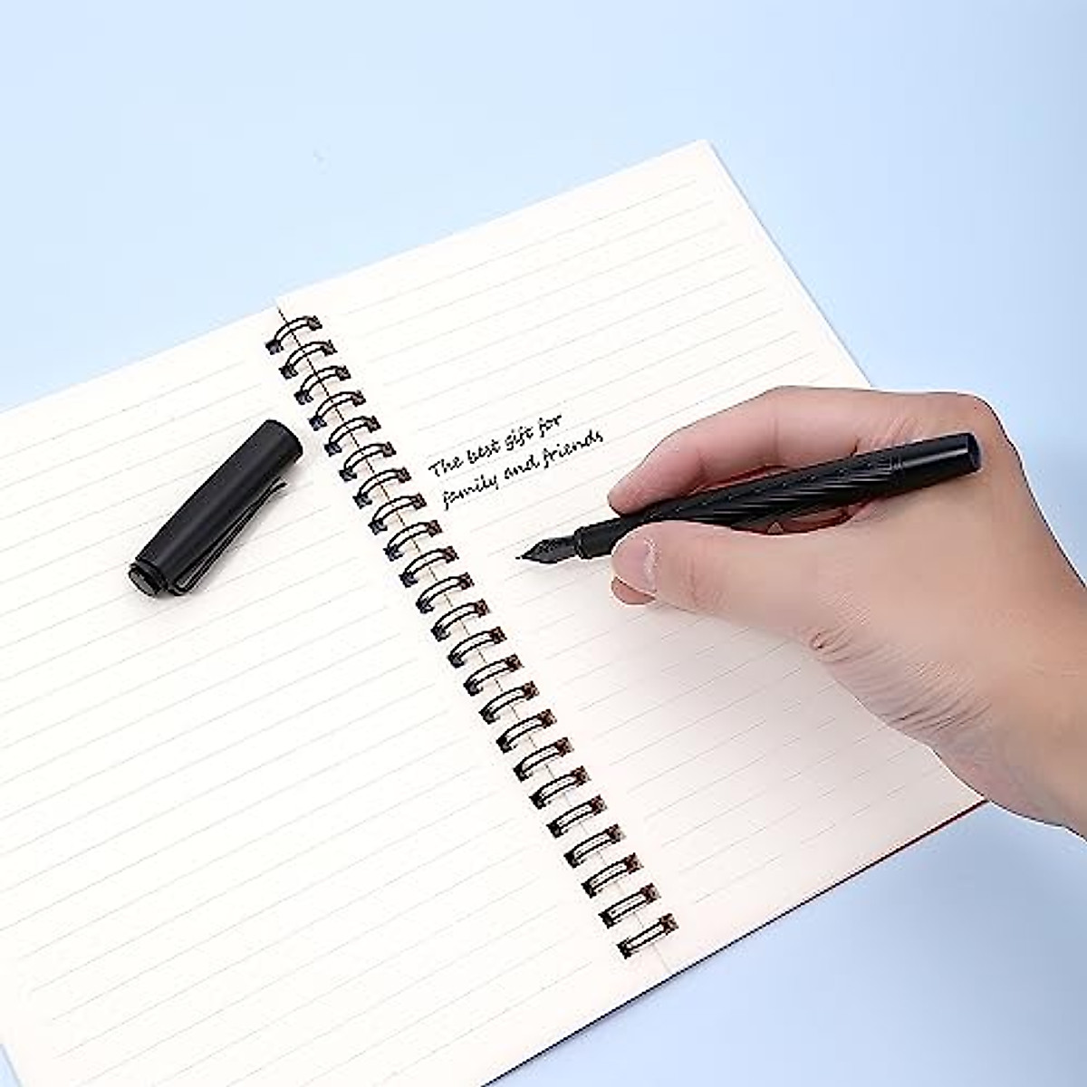 Cobee® Luxury Fountain Pen, Medium Nib Fountain Pen Calligraphy Pen Metal Fountain Pen Smooth Writing For Men Women School Office Writing Drawing (0,5mm)