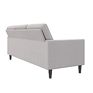 Mr. Kate Winston Sofa Sectional, Light Gray Linen