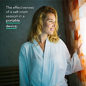 The Infinity Salt Air Machine – Halotherapy Salt Home Machine, Personal Halotherapy Machine, Spa at Home for Allergy Relief, Respiratory Therapy, Asthma Relief, Anxiety Relief, and More