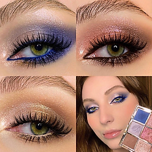 CATKIN Eyeshadow Palettes Sparkly Eyeshadow Matte and Glitter Makeup Matte Shimmer Highly Pigmented Makeup Palettes Eye shadow 9 Colors Neutral Cosmetic Eye Shadows