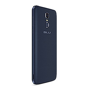 BLU Life Max - 5.5" 4G LTE GSM Unlocked - 16GB+2GB RAM w/ Fingerprint Sensor, 3700 mAh Battery -Blue