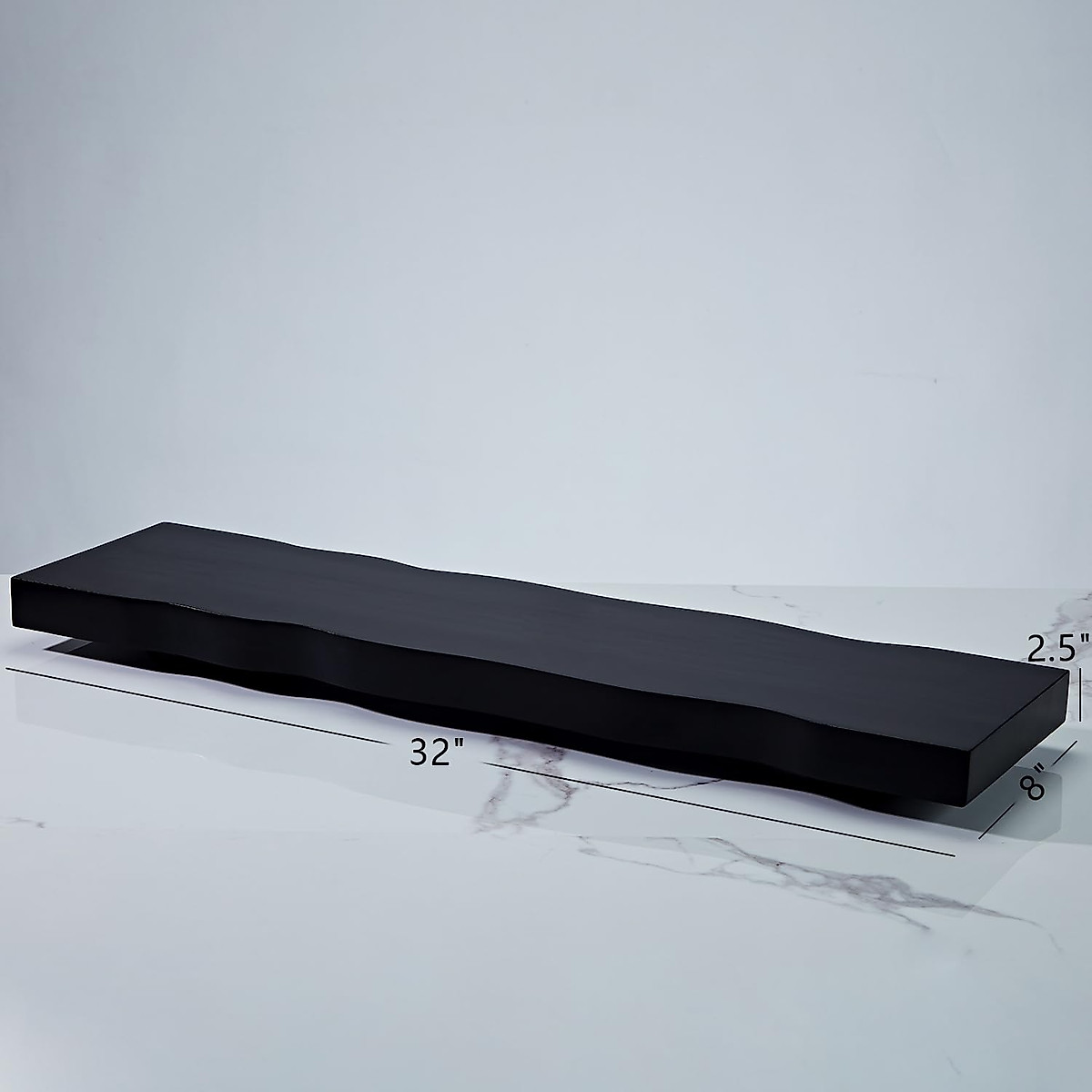 Generic Teak Wood Bath Caddy (Black)