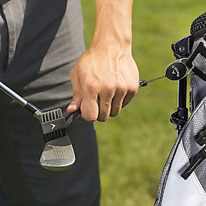 Callaway unisex adult Black Golf Hat Gift Set, Black, Golf Club Brush Plastic Golf Tees