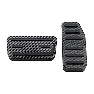 JEMETA 2Pcs/Set at Car Pedal Cover Fit for Auto Pedals Fit for Vezel HRV HR-V 2016-2022 Fit Jazz 2011-2019 City 2015-2019 Parts Replacement Parts