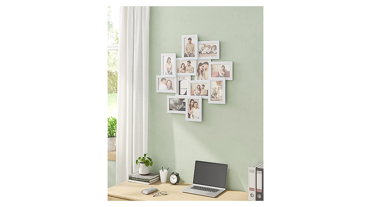 SONGMICS 4x6 Collage Frames - 12 Pack for Wall Decor