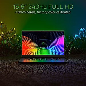 Razer Blade 15 Gaming Laptop 2019: Intel Core i7-9750H 6 Core, NVIDIA GeForce RTX 2070 Max-Q, 15.6" FHD 1080p 240Hz, 16GB RAM, 512GB SSD, CNC Aluminum, Chroma RGB Lighting, Thunderbolt 3