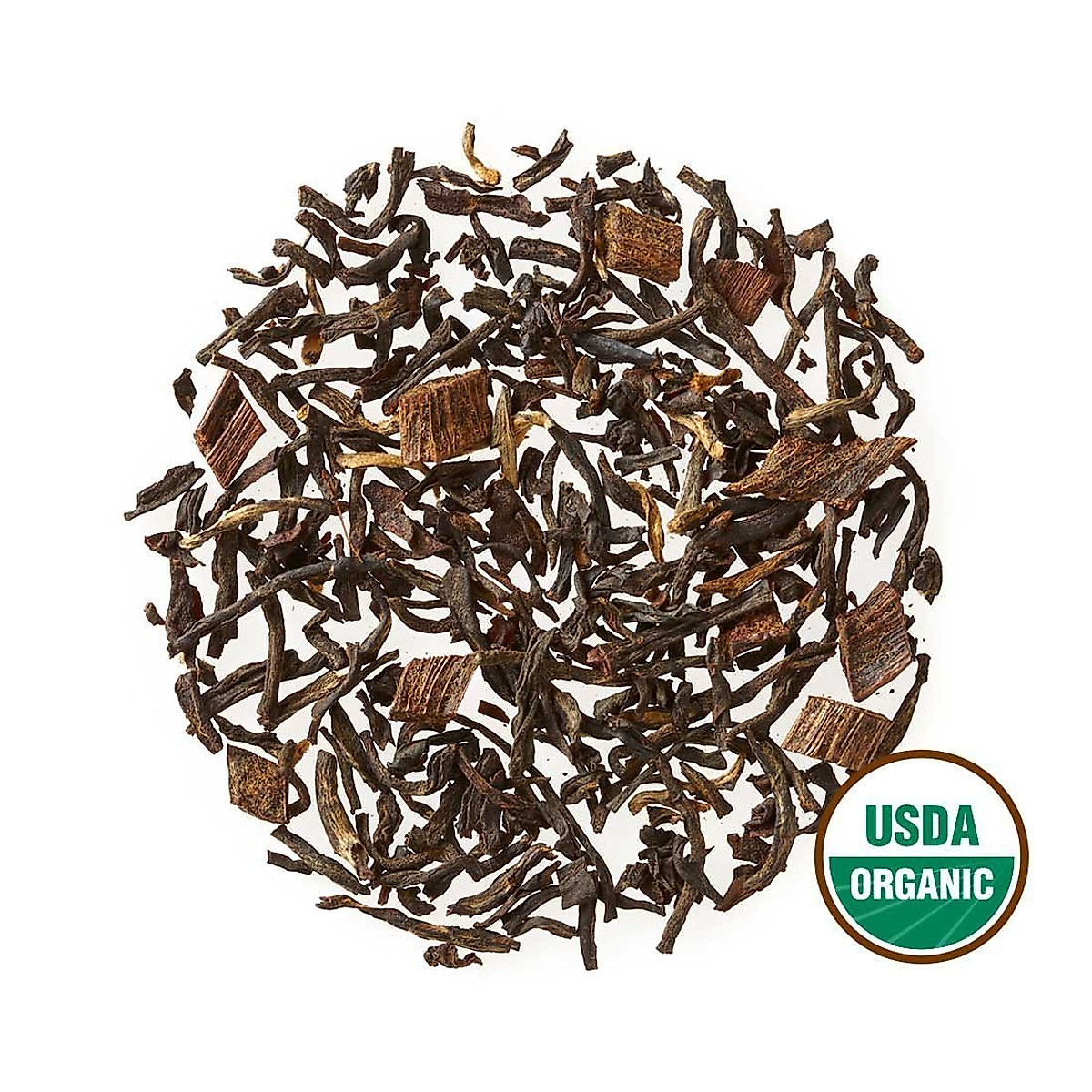 Golden Moon Tea Organic Madagascar Bourbon Vanilla Black Tea - Loose Leaf, Non-GMO - Travel Tin (30 Servings)