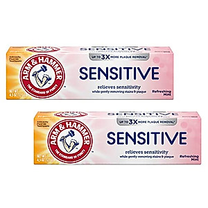 ARM & HAMMER Sensitive Teeth & Gums Toothpaste 4.5 oz (Pack of 2)