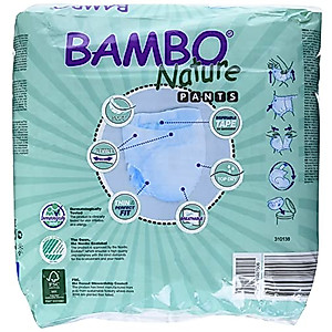 Bambo Nature Baby Training Pants Classic, Size 5 (26-44 Lbs), 20 Count