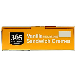 365 by Whole Foods Market, Vanilla Sandwich Creme Cookies, 20 Ounce