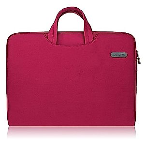 Arvok 15 15.6 16 Inch Water-Resistant Canvas Fabric Laptop Sleeve with Handle&Zipper Pocket/Notebook Computer Case/Ultrabook Carrying Bag for HP/Dell/Lenovo/A sus/Acer/Samsung