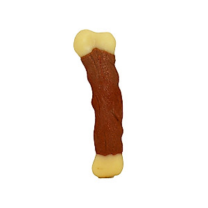 Nylabone Power Chew Marrow Bone Alternative Nylon Chew Toy for Dogs, Dog Toys for Aggressive Chewers, Beef Flavor, Large/Giant (1 Count)