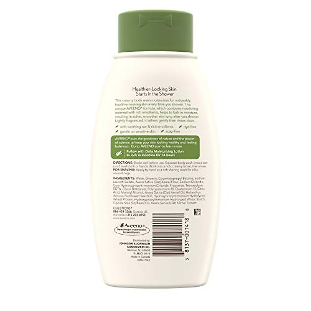 Aveeno Daily Moisturizing Body Wash, 12 Fl Oz