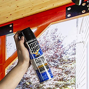 Hot Shot Flying Insect Killer 15 Ounces, Aerosol, Clean Fresh Scent (Pack of 6)