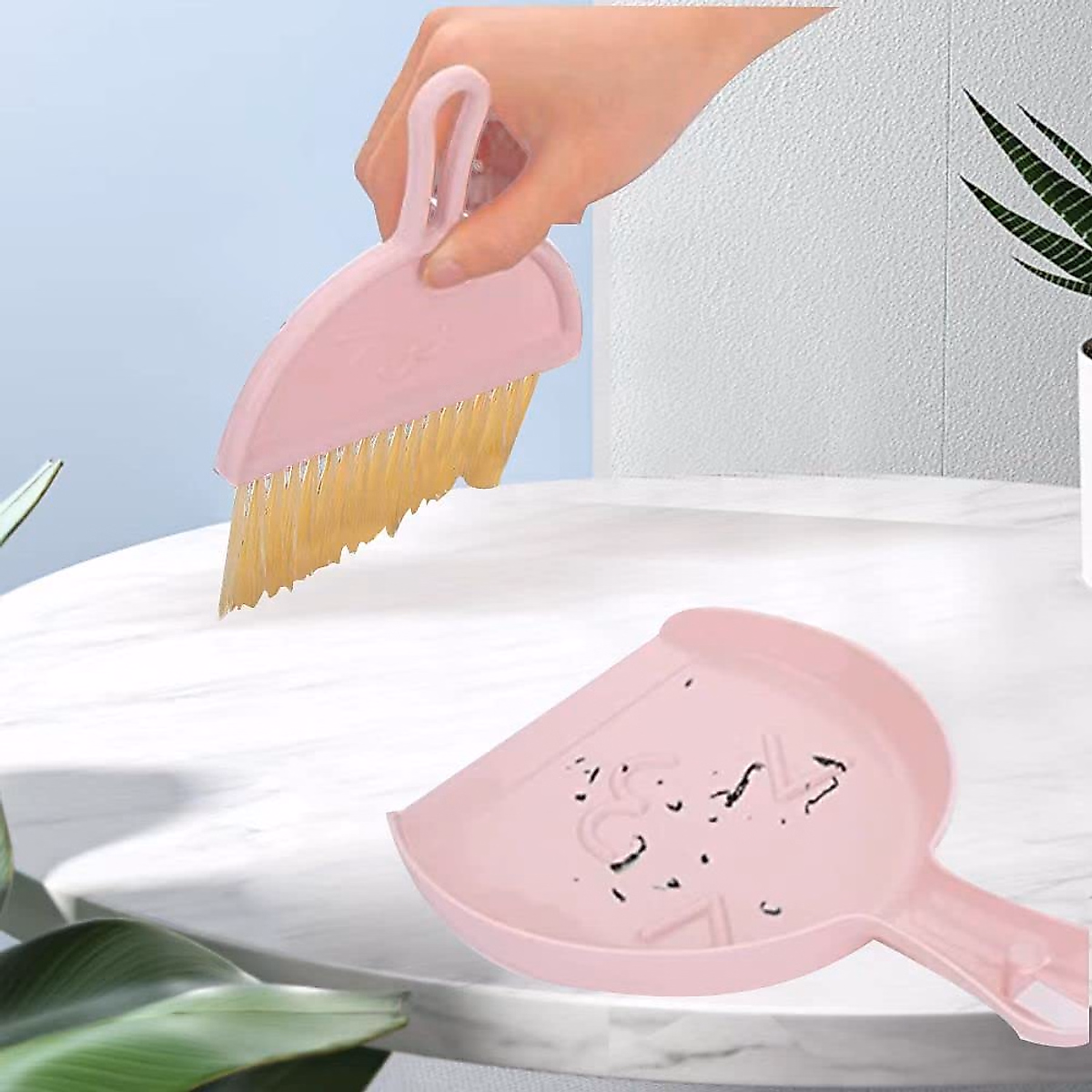 3 Packs of Mini Little Broom and Dustpan, Small Dustpan and Brush Set, Kids Dustpan and Broom Set for Cleaning Tables, Sofas, Cars, Keyboards, Kitchen Countertops.