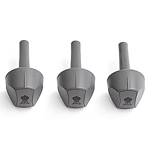3 Pack Weber 81168 Knobs for Genesis 300 Series Grills (2007-2010)