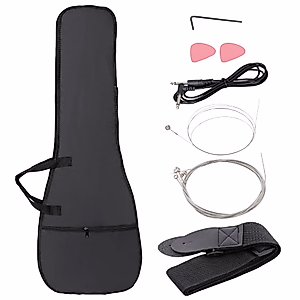 Smartxchoices 30" Inch Kids Electric Guitar with 5W Amp Cable Cord Pick Shoulder Strap Much More Guitar Combo Accessory Kit for Beginner Starter (Pink)