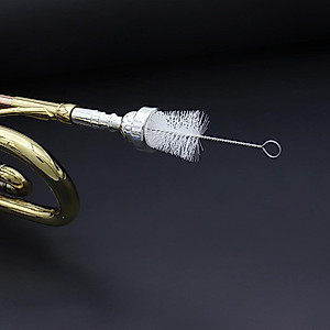 VGEBY1 Trumpet Cleaning Brushes, Trumpet Mouthpiece Cleaner Musical Instrument Maintenance Care Accessory