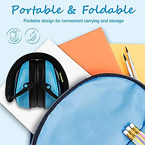 GREEN DEVIL Kids Ear Protection Ear muffs 27dB Noise Cancelling Headphones For Toddlers &Children Age 1-16 Low Profile Hearing Protection Earmuffs For Concerts Fireworks Shooting Autism Sensory Needs