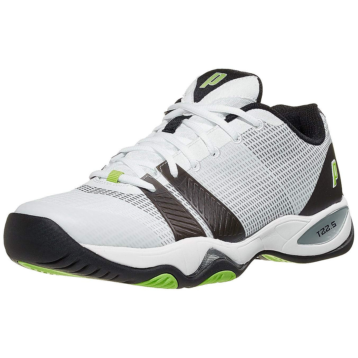Prince T22.5 White/Green/Black Men's 10.0