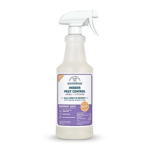 Wondercide - Indoor Pest Control Spray for Home and Kitchen - Ant, Roach, Spider, Fly, Flea, Bug Killer and Insect Repellent - with Natural Essential Oils - Pet and Family Safe — Rosemary 32 oz