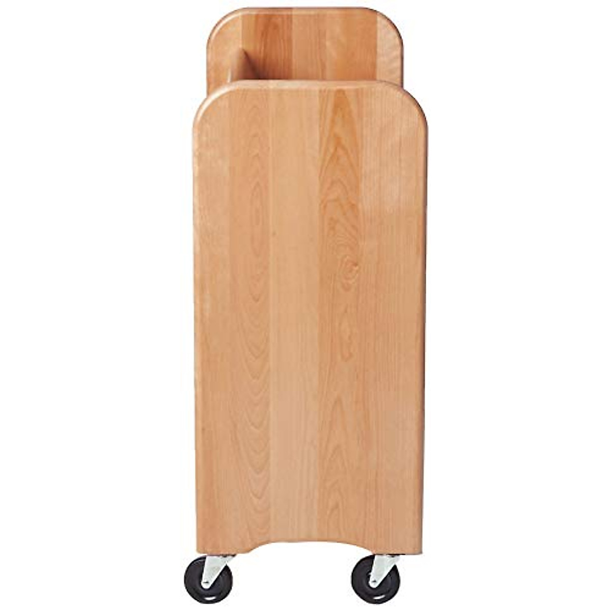 Catskill Craftsmen Bookmaster Rack with Tilted Shelves, Natural Birch