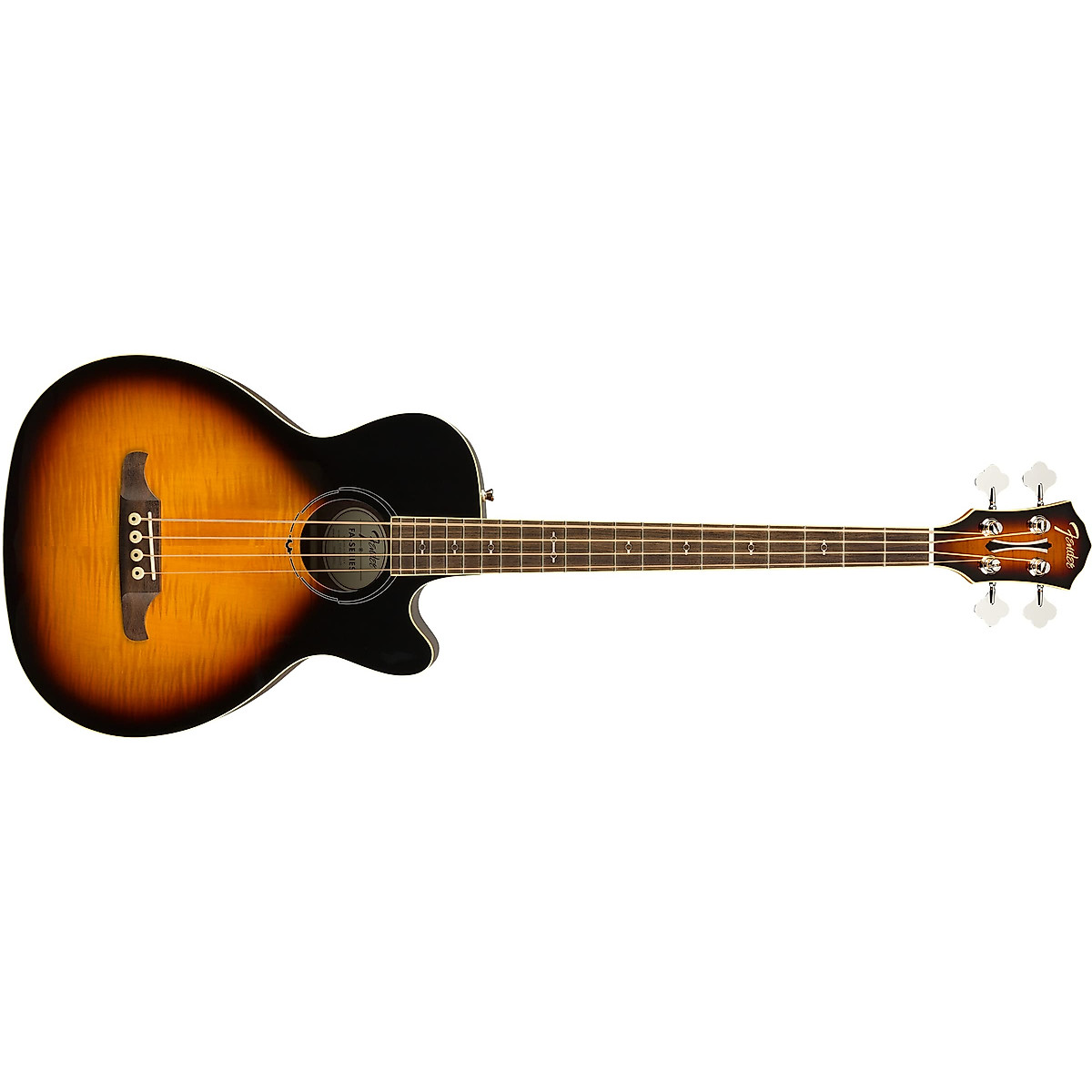 Fender FA-450CE Acoustic Bass, with 2-Year Warranty Sunburst, Laurel Fingerboard