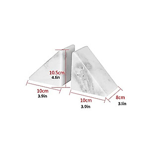 Bookends Marble Book Clips Student Book Support Book Stand Home Living Room Study Ornaments Desk Stand Bookshelf Room Office Decoration Office Book Stopper bookends