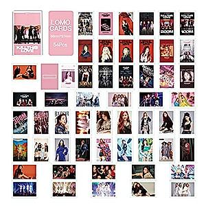 KPOPBP Kpop 54pcs Black Pink LOMO Cards Merchandise Kill This Love Photocard Set Gifts for BLINK Daughter