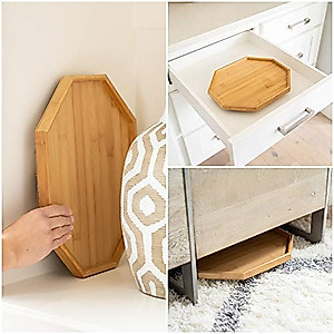 Clip On Tray Sofa Table for Wide Couches. Couch Arm Tray Table, Portable Table, TV Table and Side Tables for Small Spaces. Stable Sofa Arm Table for Eating and Drink Table (Natural)