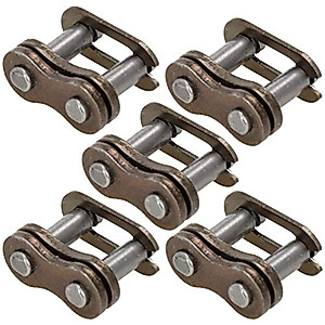 HIAORS 25H Chain Spare Master Link for 2 Stroke 33cc 43cc 47cc 49cc Gas E Scooter Mini Moto Kids ATV Quad 4 Wheeler Dirt Pocket Bike 5pcs