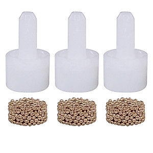 AUMEL Fuel Tank Vent Breather Kit 3Pcs for Husqvarna 334T 346 338XPT 340 345 350 357XP 359 435 440 445 450 460 570 575 576 Chainsaw Replace 537282301 537359501 501152901