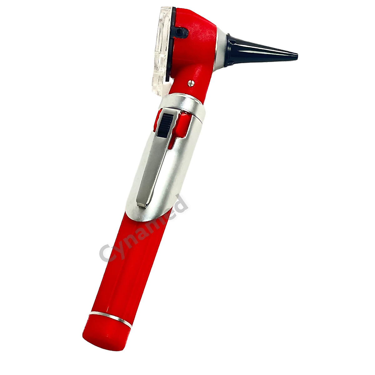 Premium Fiber Optic Otoscope Mini Pocket Red Ent Diagnostic Set 1 Bulb