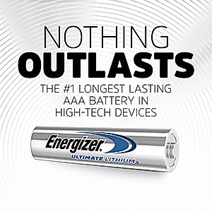 Energizer AAA Batteries, Ultimate Lithium Triple A Battery, 24 Count