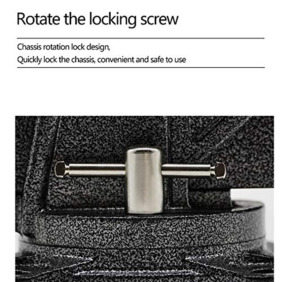 LEISHENT Bench Vise Heavy-Duty Utility Combination Pipe and Bench Vise,Ball Milled cast Iron Material,6inch