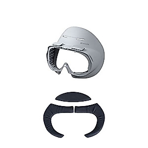Face Cover for Pico4 Resilient Vent Leather Face Pad Replacement Soft Facial Interface Set Lightproof VR Accessories for Pico 4 Headset Cooling Fan Set